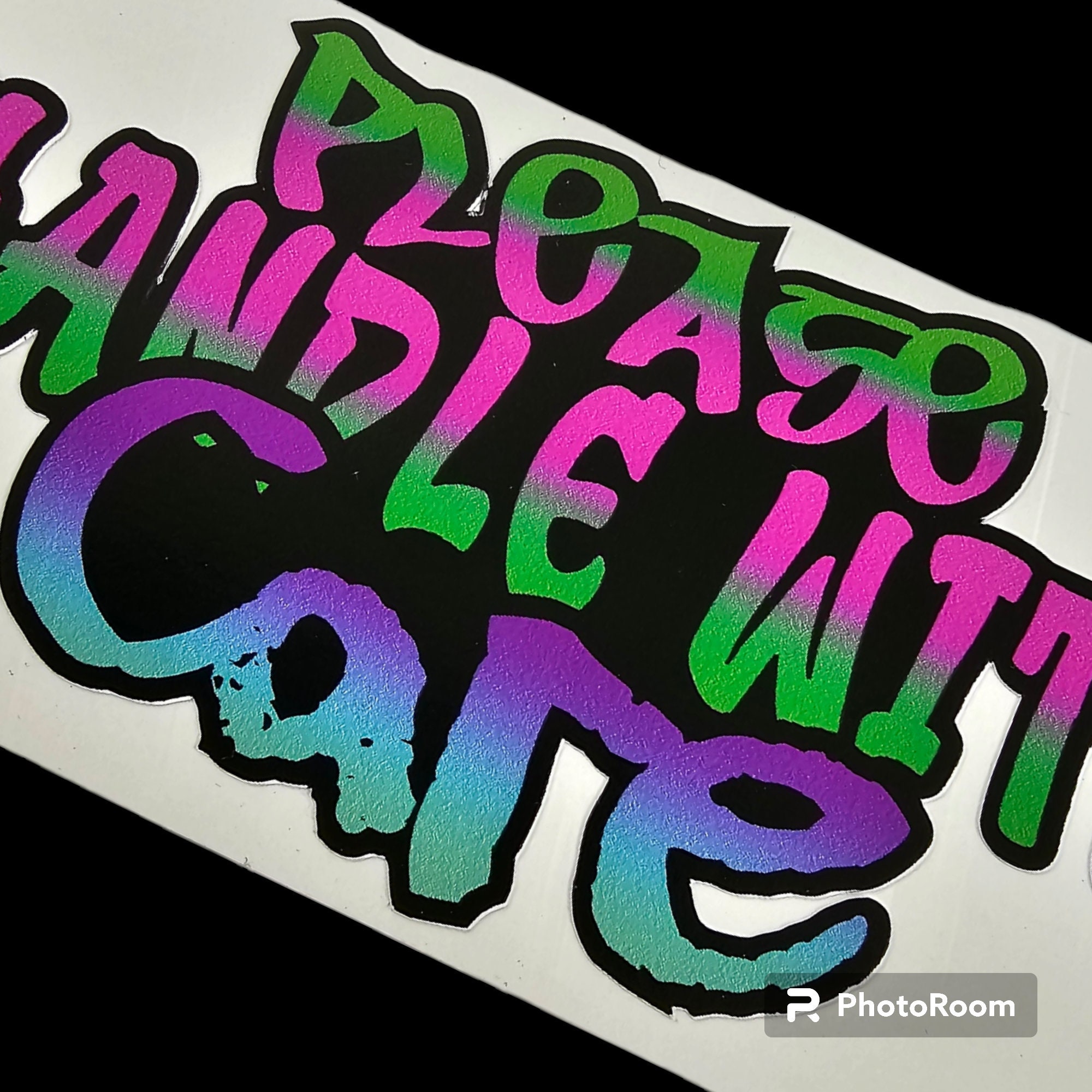 Colorful Graffiti Stickers, Fragile Labels, Buyer Appreciation Handle ...