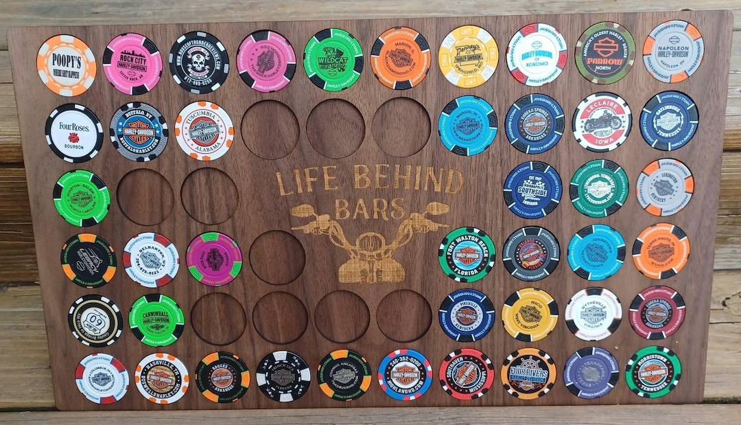 Poker Chip Display Holder - Etsy