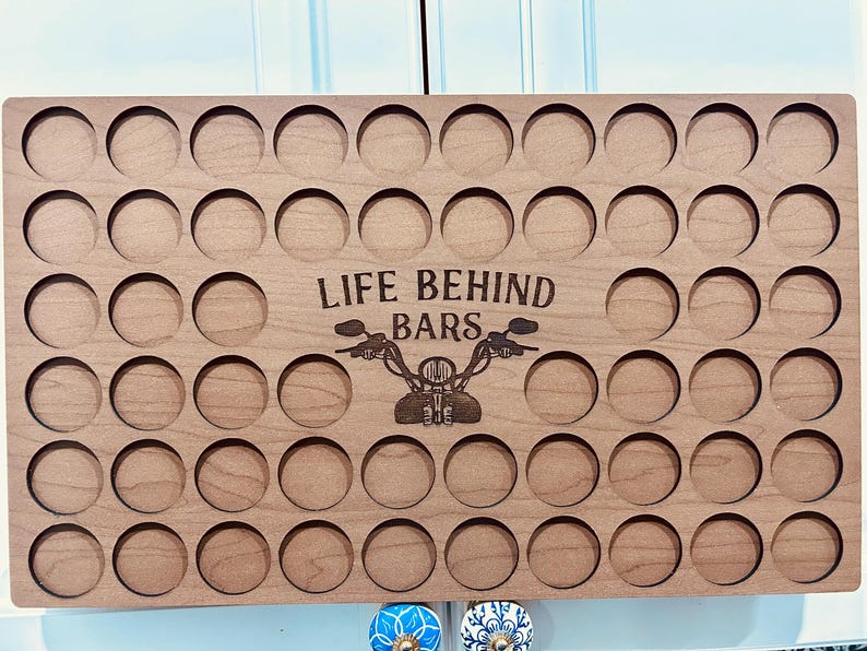 Poker Chip Display Holder – Life Behind Bars – Motorcycle Gift – Gift ...