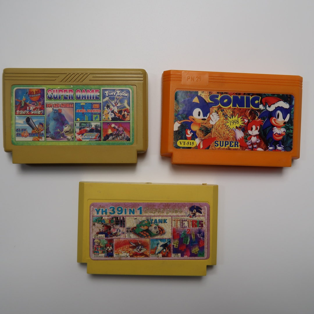 8 Bit Dendy Game Cartridges, Retro Gaming - Etsy