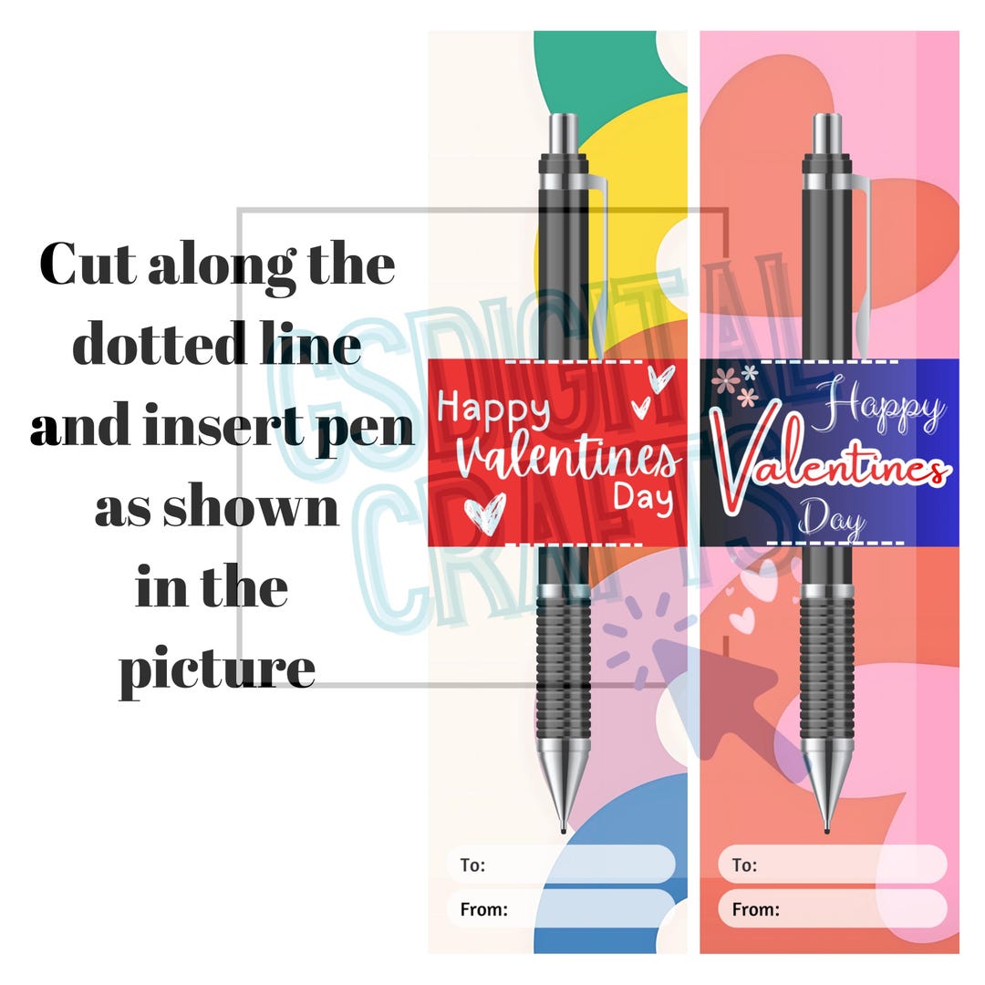 40 Canva Editable Digital Download Pen Sleeve Template - Etsy