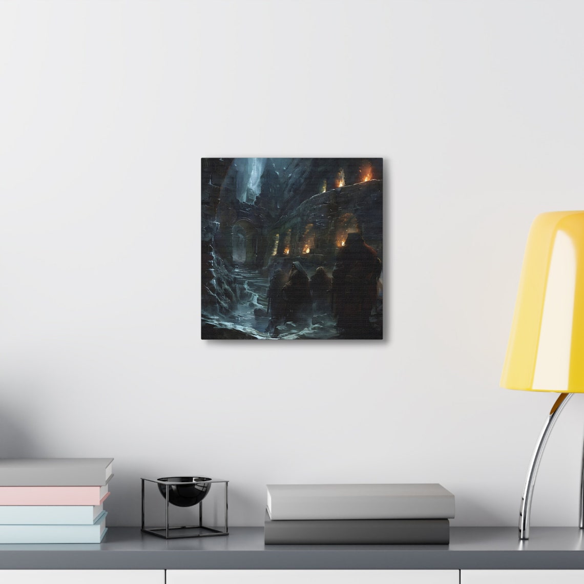 Dwarven Stronghold, Canvas, Office Decor, Custom Wall Decor, Canvas ...