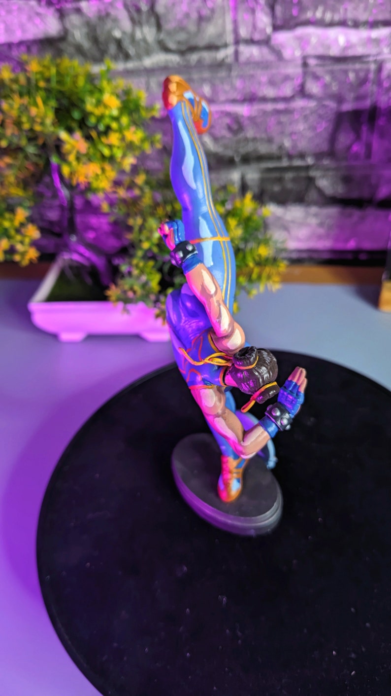 Chun-li Street Fighter / Full Paint / 3D Print 12K Resin - Etsy