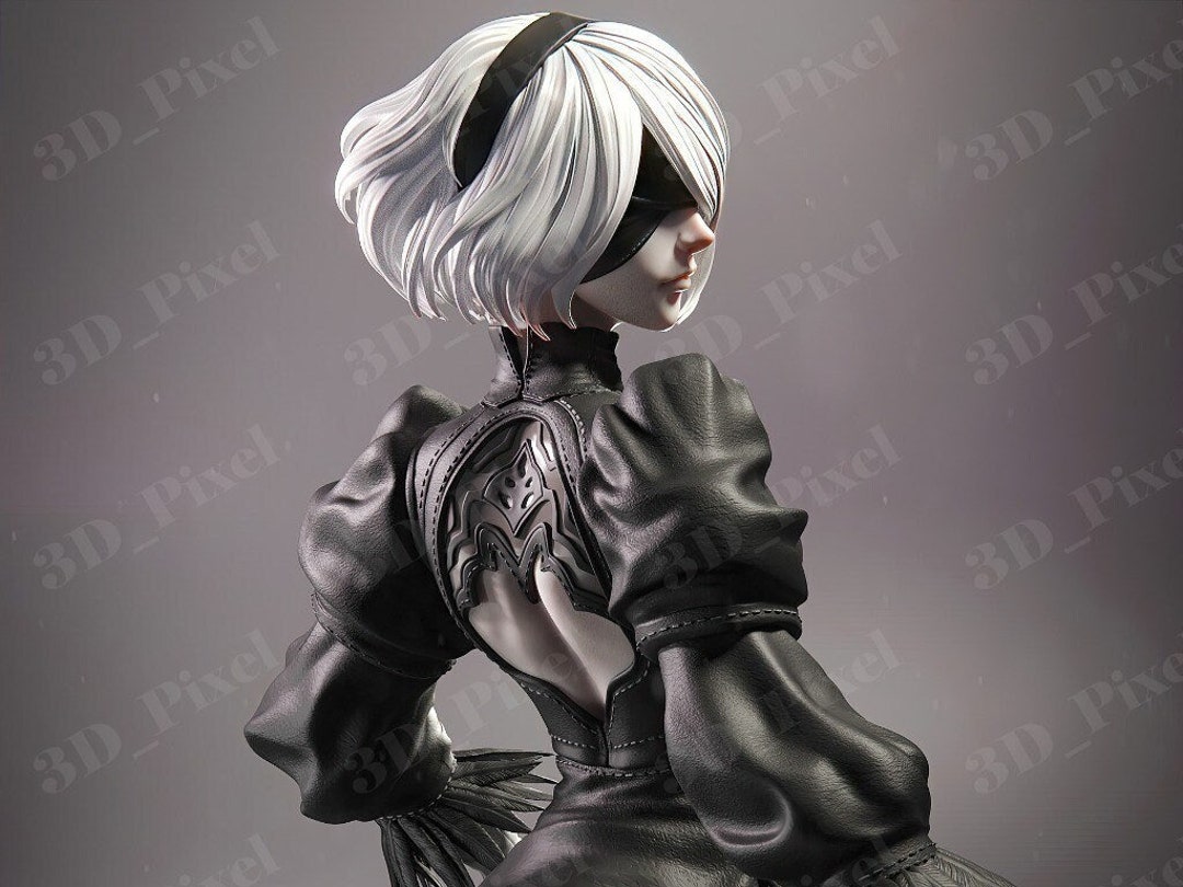 2B Nier: Automata / Full Paint / 3D Print 12k Resin - Etsy