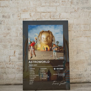 Travis Scott - "astroworld" - Album Cover Poster - Etsy