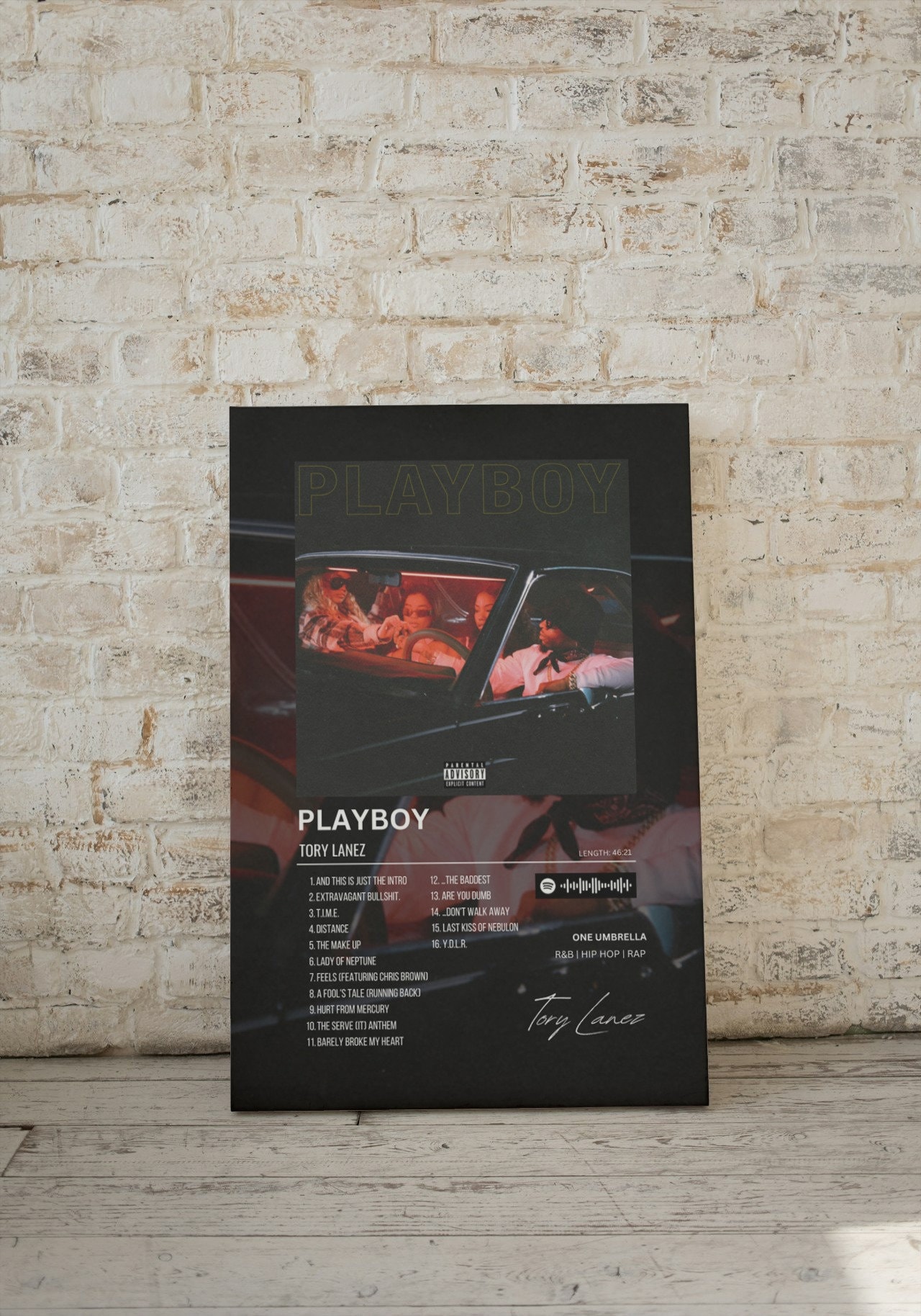 Tory Lanez - PLAYBOY - Album Cover Poster - Etsy Canada