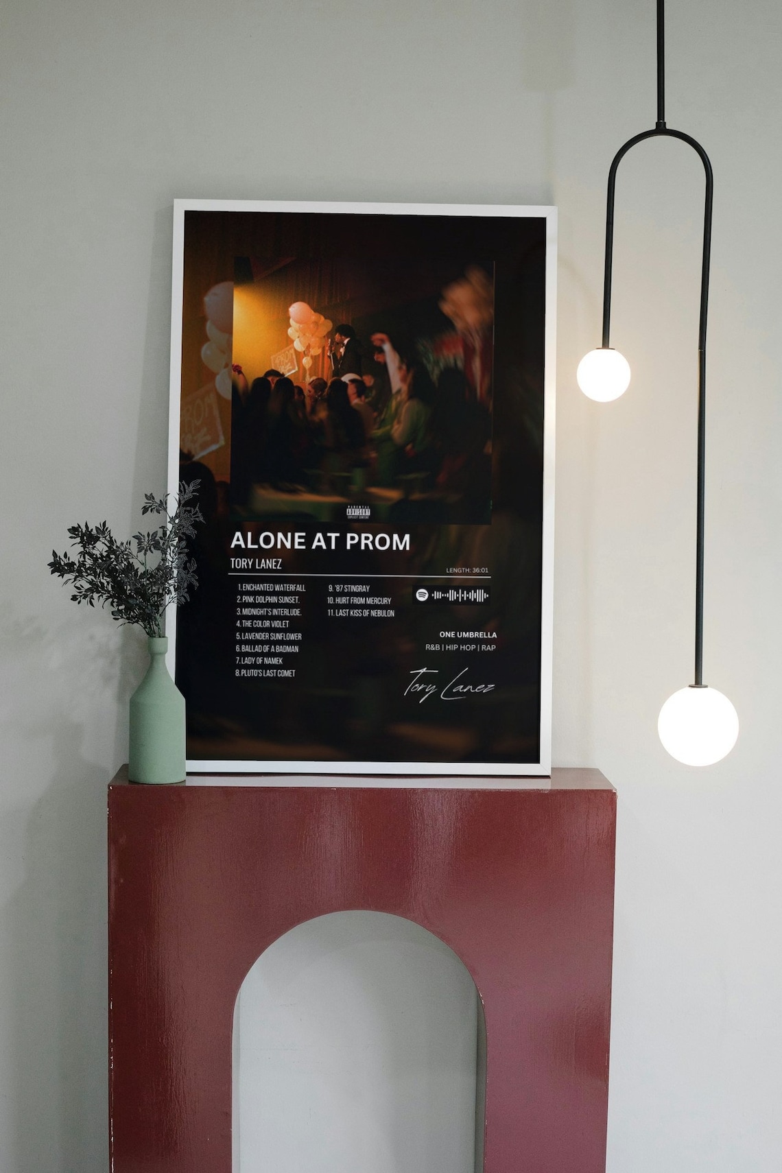 Tory Lanez - Alone at Prom - Album Cover Poster - Etsy
