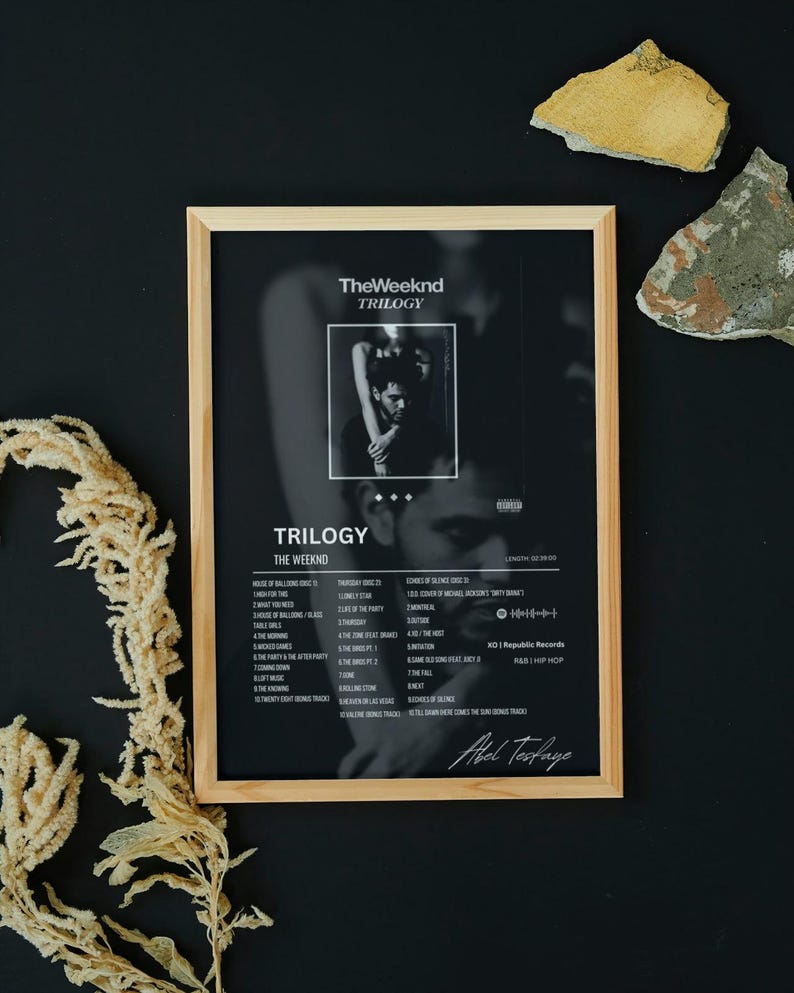 The Weeknd - Trilogy - Album Cover Poster - Etsy