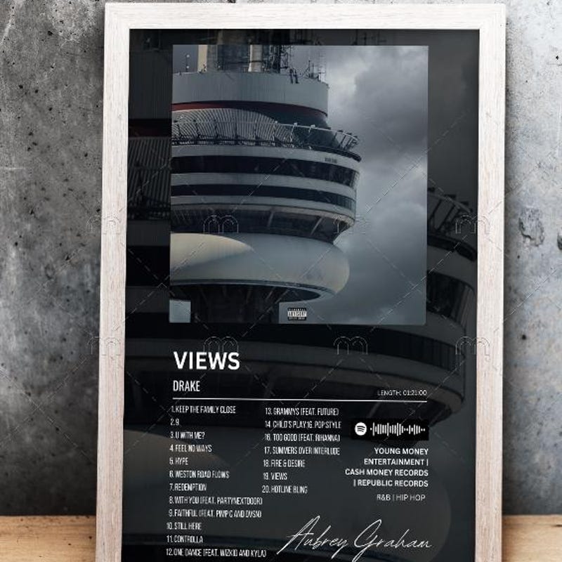 Drakes Album Views - Etsy