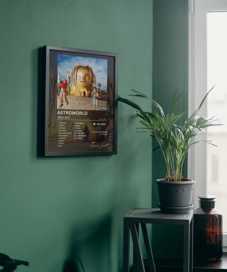Travis Scott - "astroworld" - Album Cover Poster - Etsy