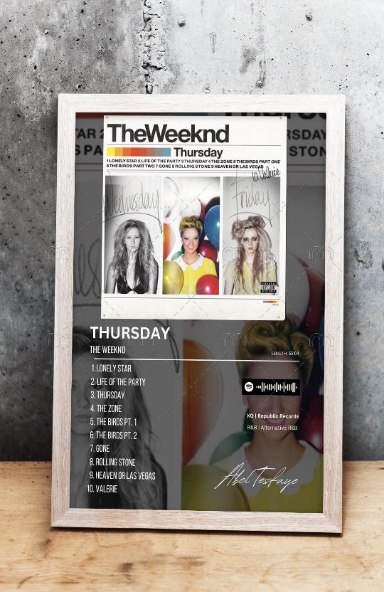 Thursday The Weeknd Album Cover