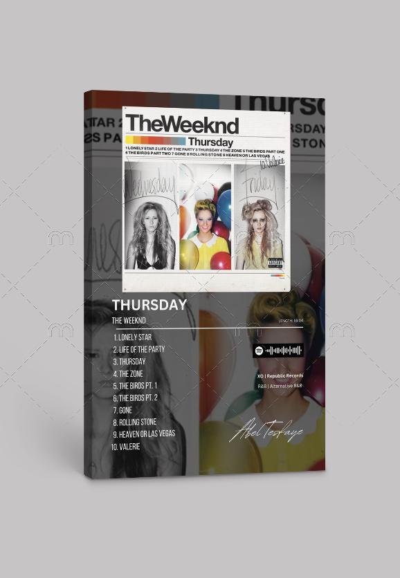 THURSDAY - the Weeknd - Album Cover Poster - Etsy