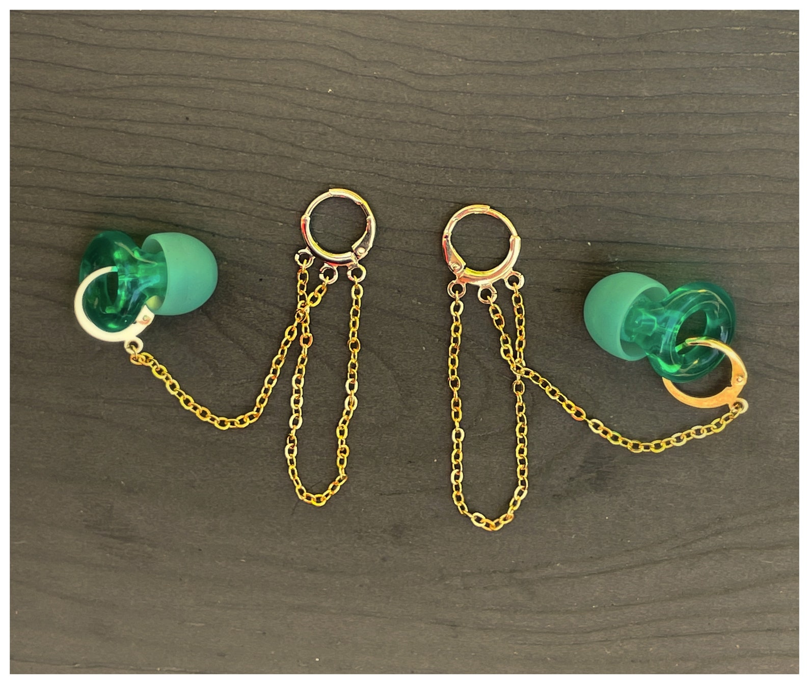 Simple, Comfy Loop Earplug Holders, Earrings- Neurodivergent Sensory ...