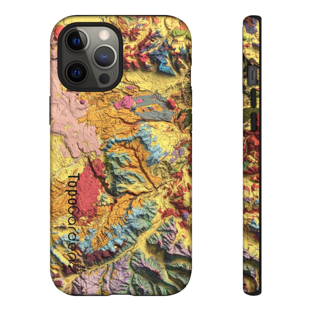 Yellowstone National Park Geologic Map Phone Case - Etsy