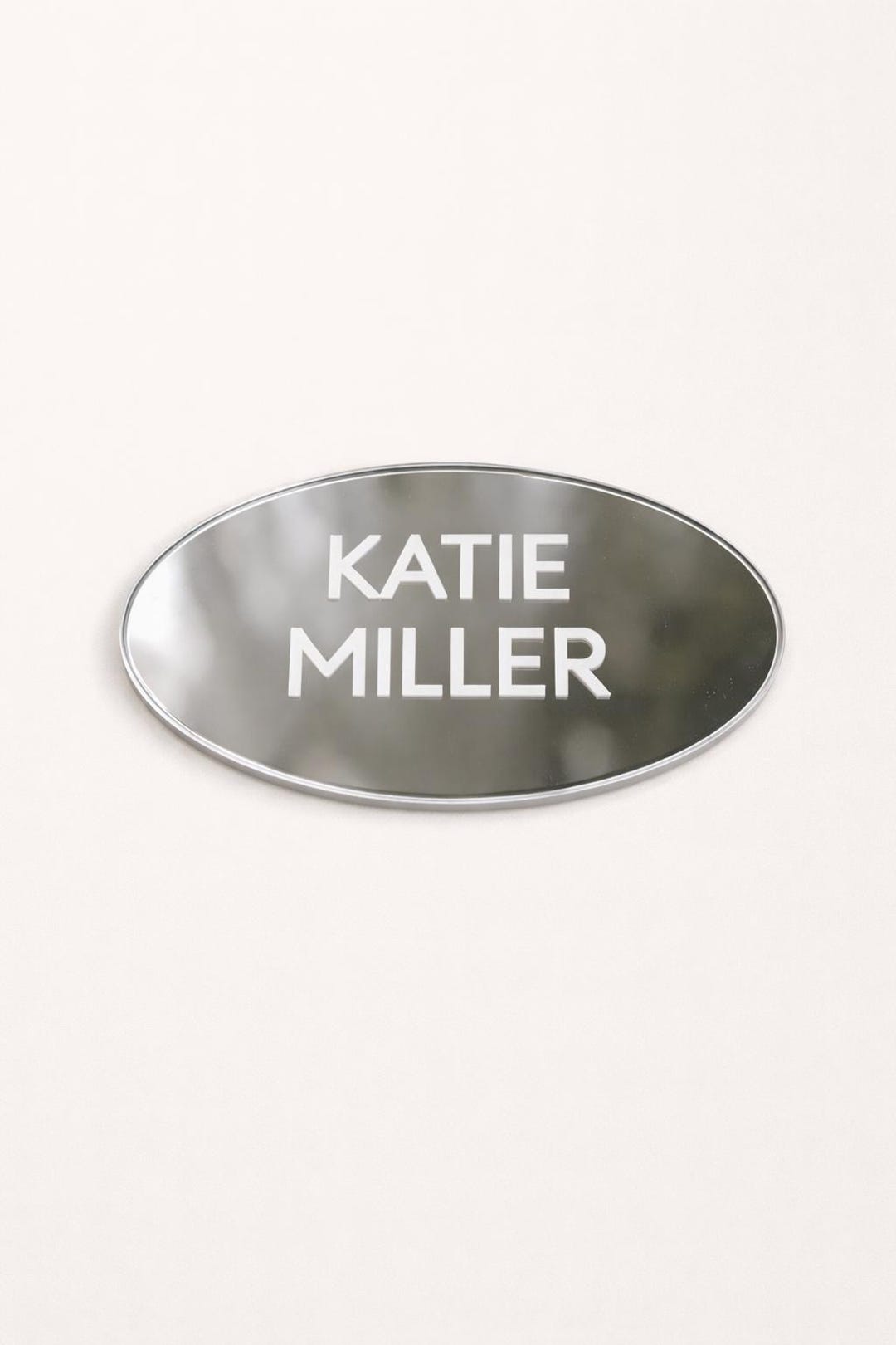Silver Mirror Reserved Seat Tags | Wedding Name Plates | Reserved ...