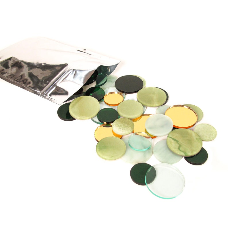 Acrylic Circle Table Sprinkle Confetti Pack | Multiple Colors Available ...