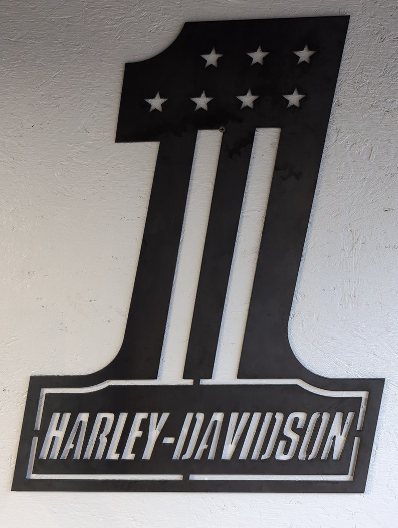 Large Custom Harley Davidson Sign, 16 Gauge Plasma Cut - Etsy