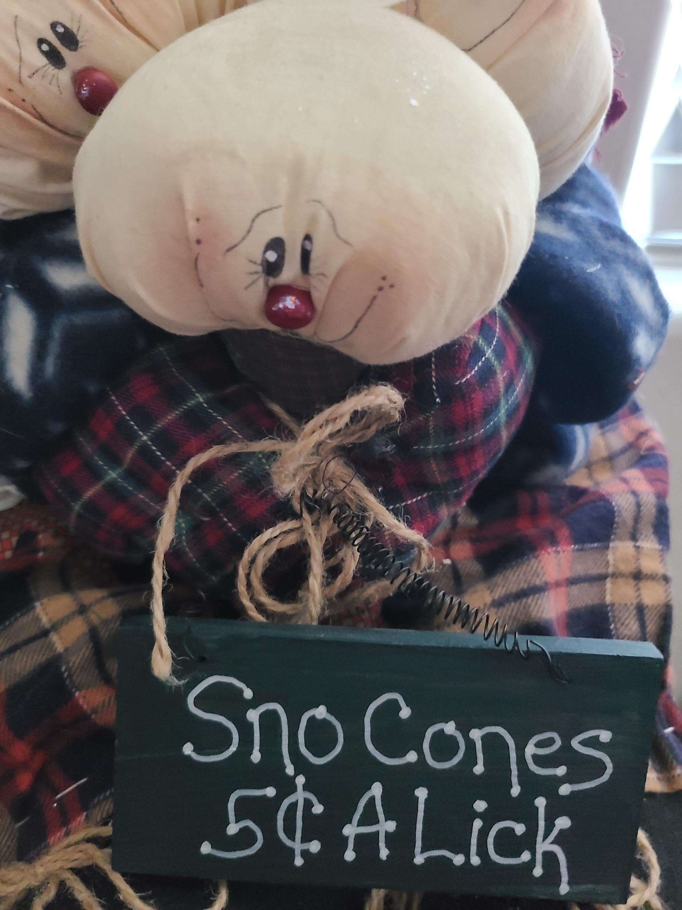 Snowman With Snow Cones for Sale - Etsy