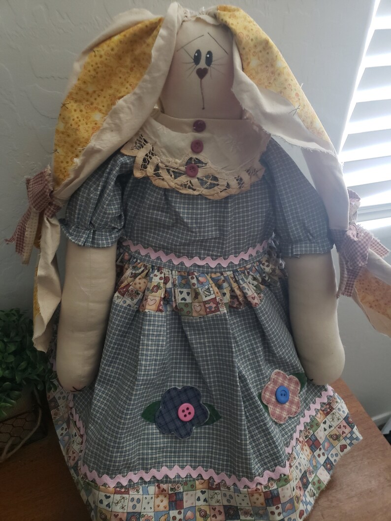 Large Muslin Bunny Rabbit - Etsy