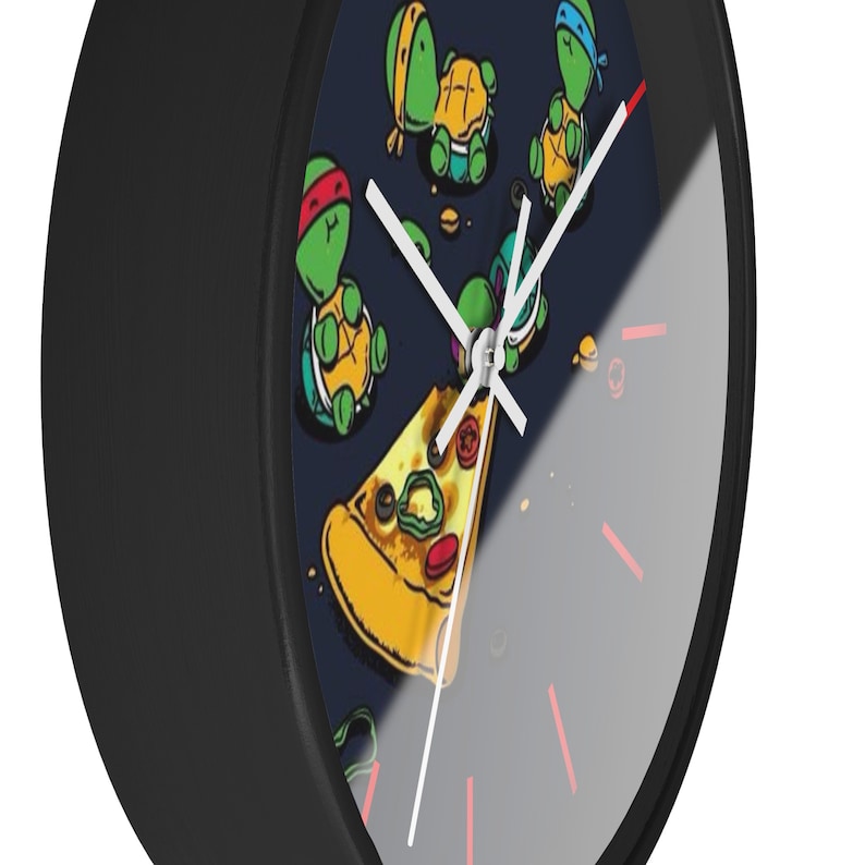 Ninja Turtle Wall Clock, Cartoon Clock, Clock for Kids, Anime Clocks - Etsy