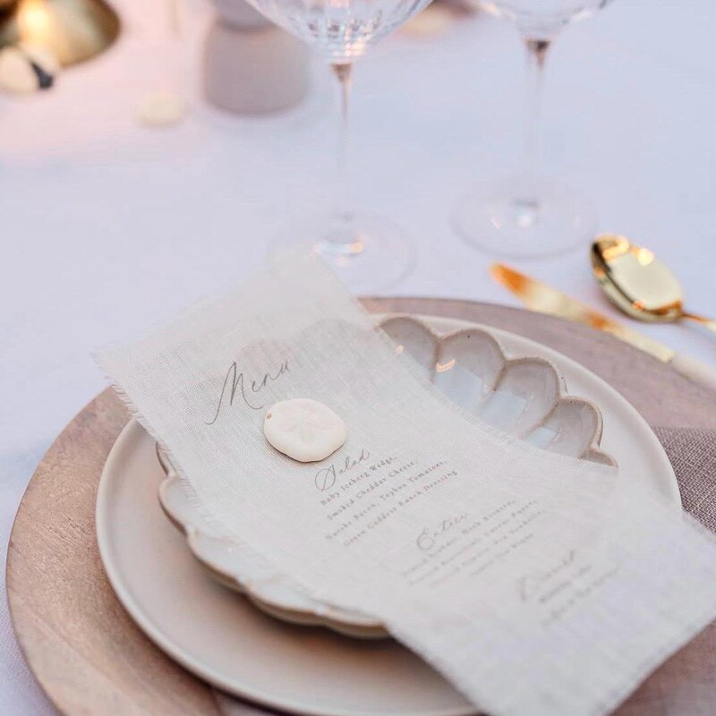 Custom Wedding Menus - Etsy