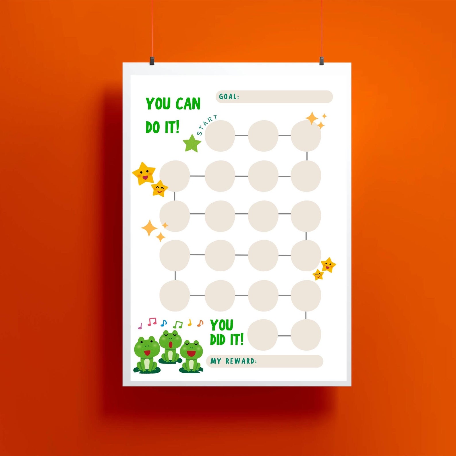 Printable Reward Chart Preschool Behaviour Chart Potty Training Chart ...