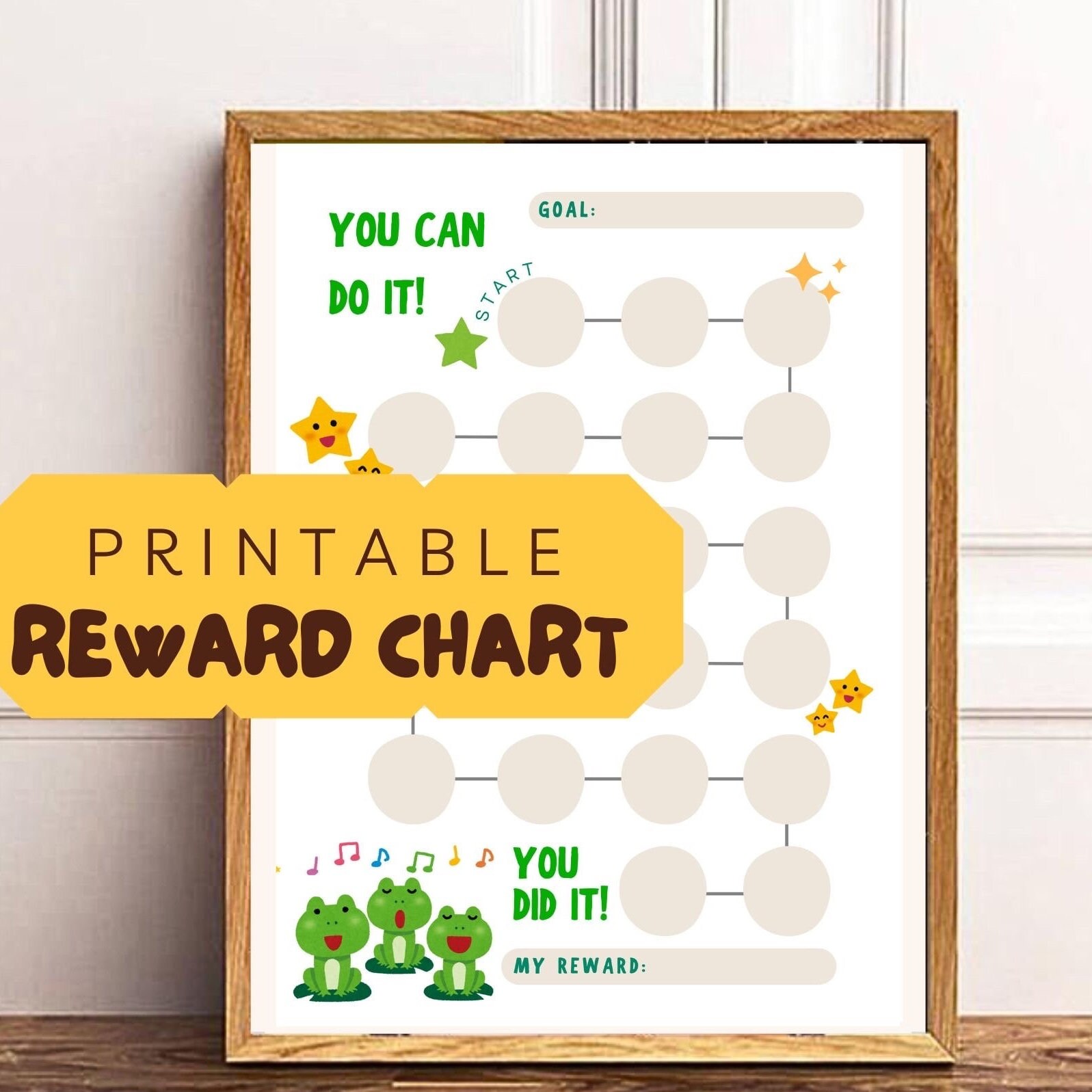 Printable Reward Chart Preschool Behaviour Chart Potty Training Chart ...