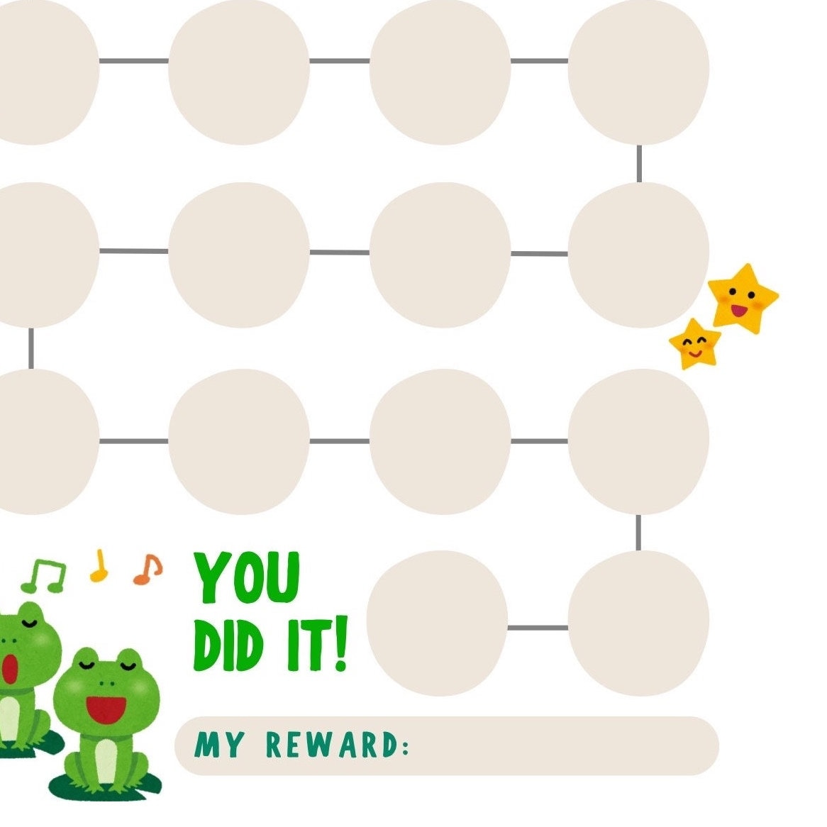 Printable Reward Chart Preschool Behaviour Chart Potty Training Chart ...