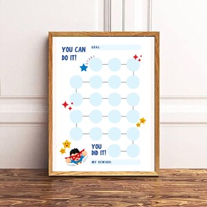 Printable Kids Reward Chart: Toddler Behavior, Preschool Teacher ...