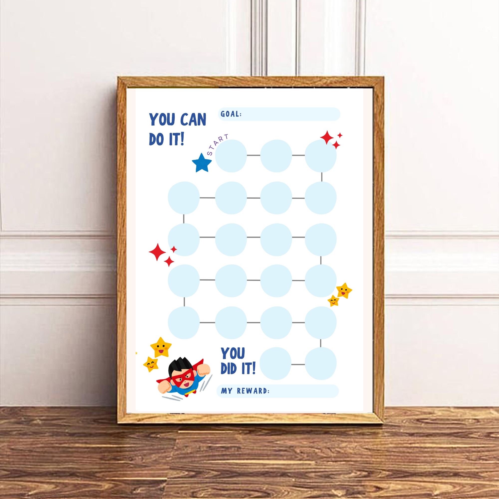Printable Reward Chart Toddler Behaviour Chart Kids Reward Chart ...