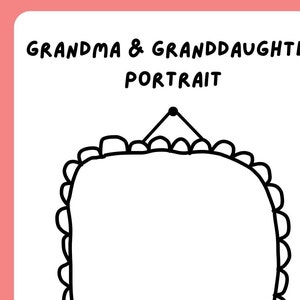 Grandma Mothers Day Activity Sheets Printable Mothers Day Craft Grandma ...