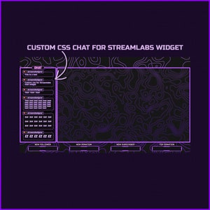 Animated Purple Stream Overlays Package for Twitch, Youtube, OBS ...