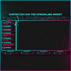 Animated NEON Stream Overlays Package for Twitch, Youtube, OBS ...