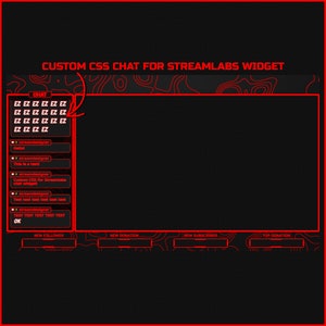 Animated RED Stream Overlays Package for Twitch, Youtube, OBS ...