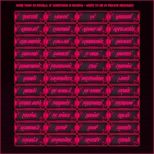 PINK NEON Stream OVERLAYS Package With Lighting Effects - Etsy