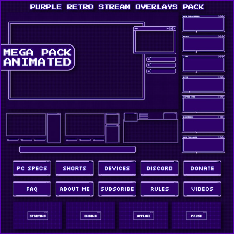 Twitch Overlay - Etsy