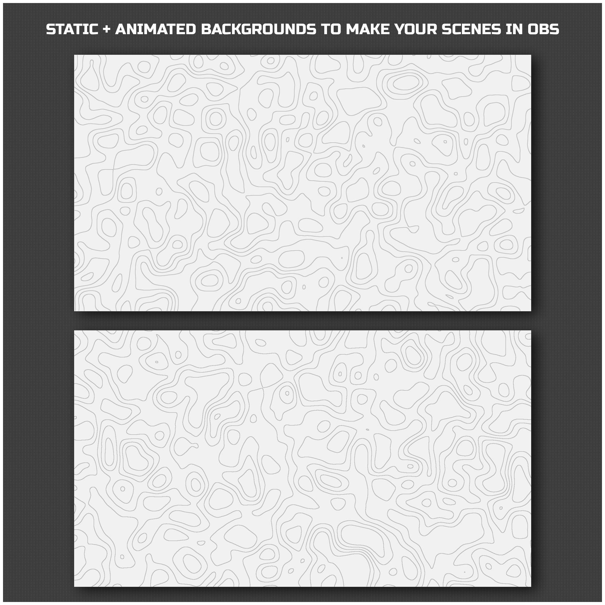 Animated WHITE Stream Overlays Package for Twitch, Youtube, OBS ...