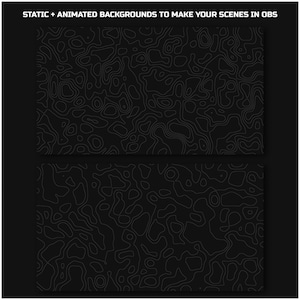 Animated DARK Stream Overlays Package for Twitch, Youtube, OBS ...