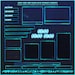 Animated Blue Neon Stream Overlays Package - Etsy