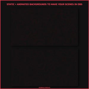 Animated RED Stream Overlays Package for Twitch, Youtube, OBS ...