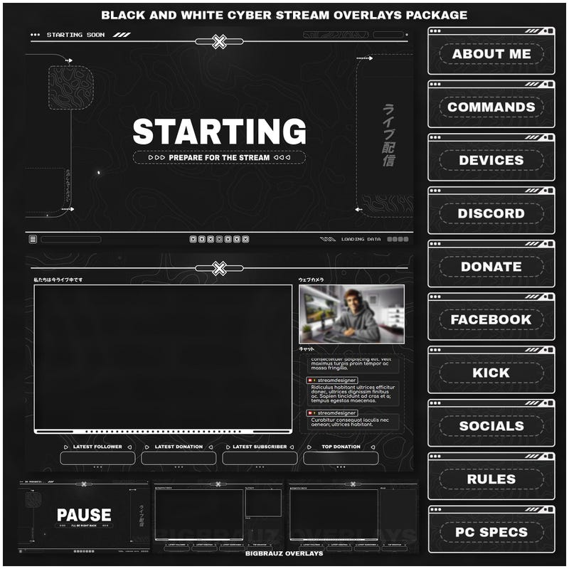 Cyber Obs Overlay - Etsy