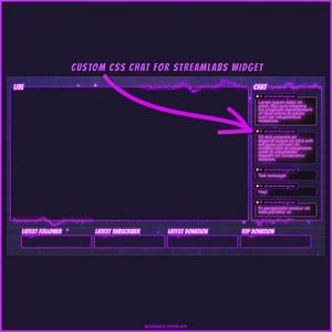 Animated PURPLE NEON Stream OVERLAYS, Panels, Alerts, Webcam Frames ...