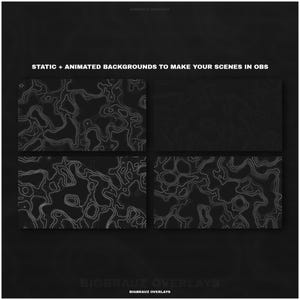 DARK CYBER Stream Overlays Package for Twitch, Youtube, OBS, Streamlabs ...