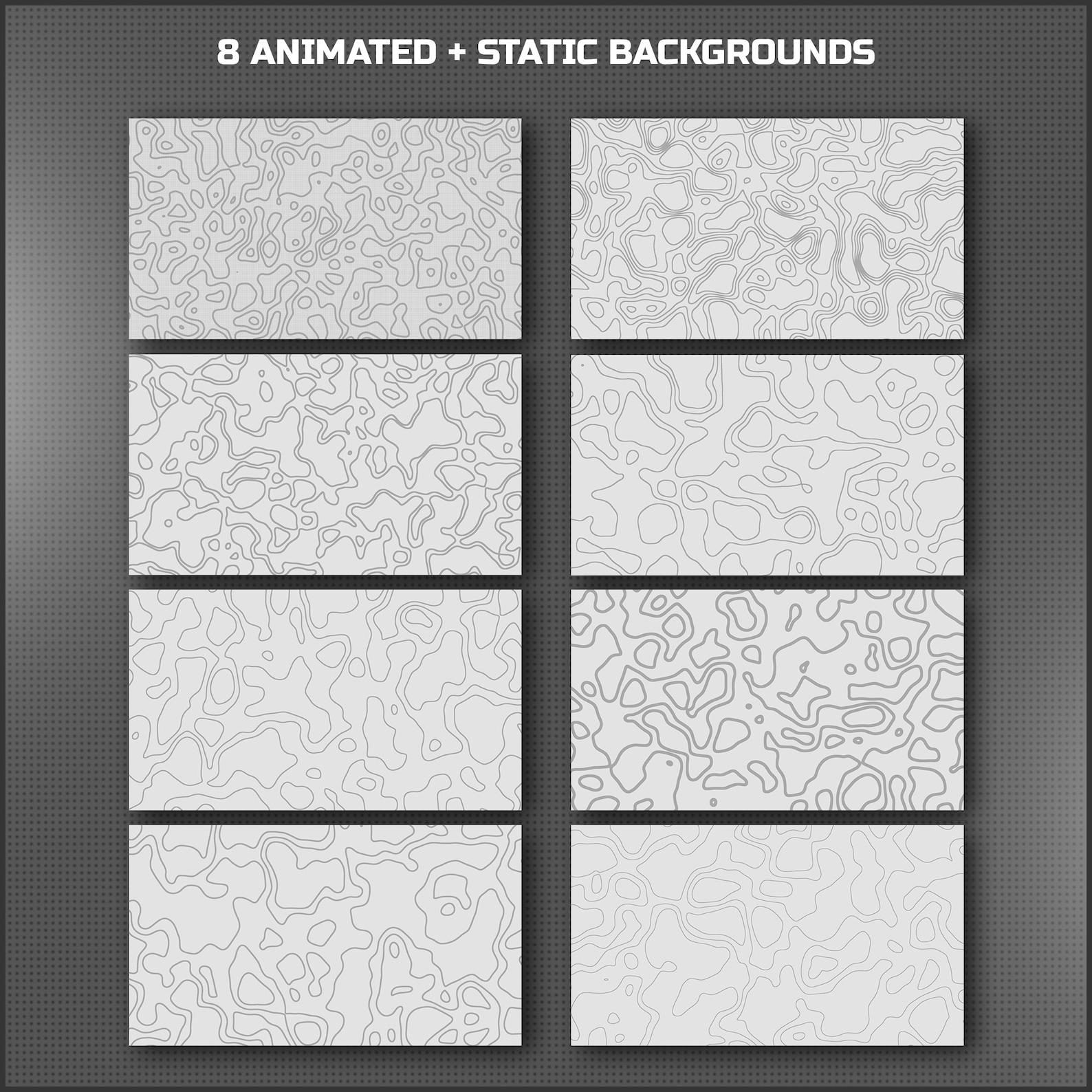 Animated WHITE Stream Overlays Package for Twitch, Youtube, OBS ...