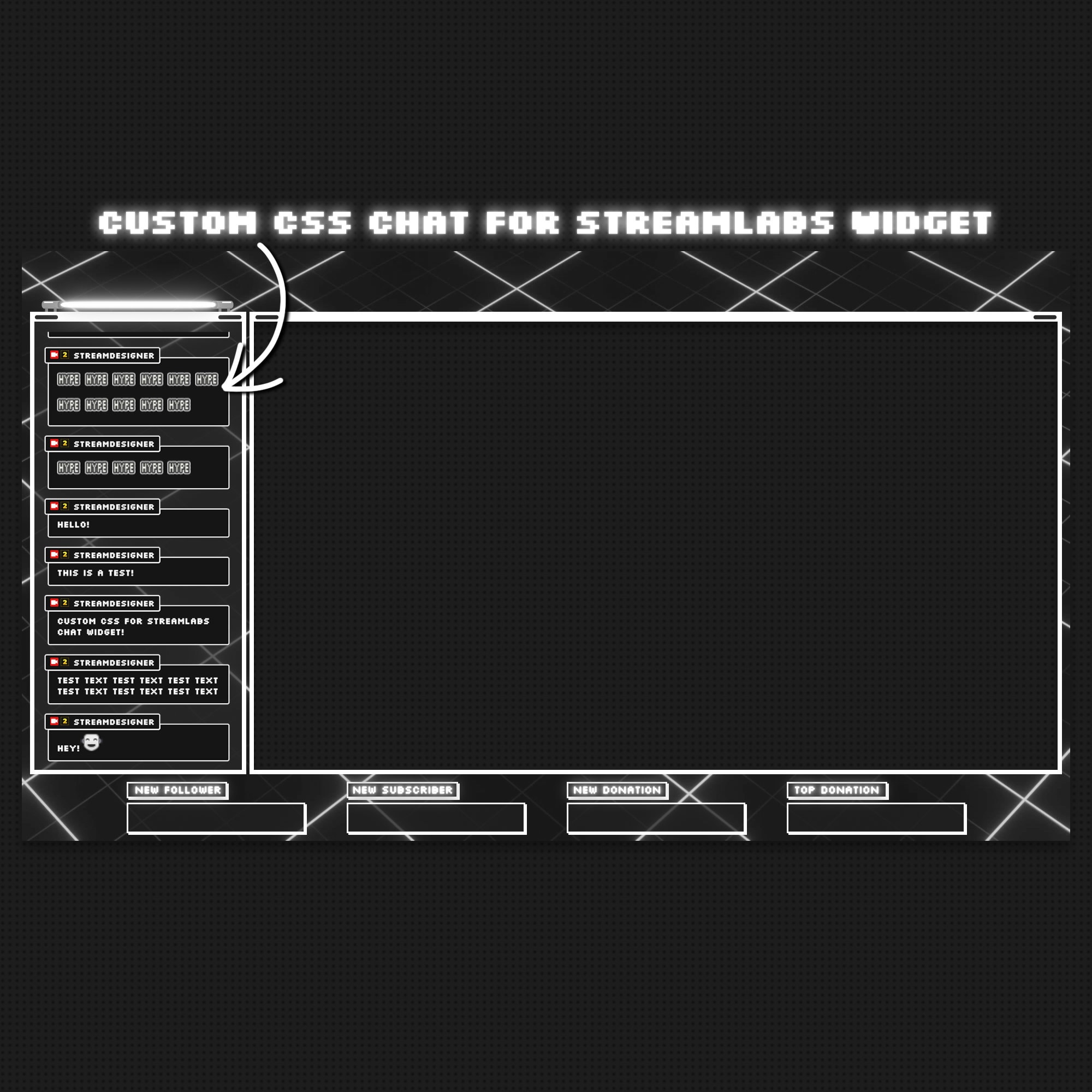 Animated DARK Retro Neon Stream Overlays Package for Twitch, Youtube ...