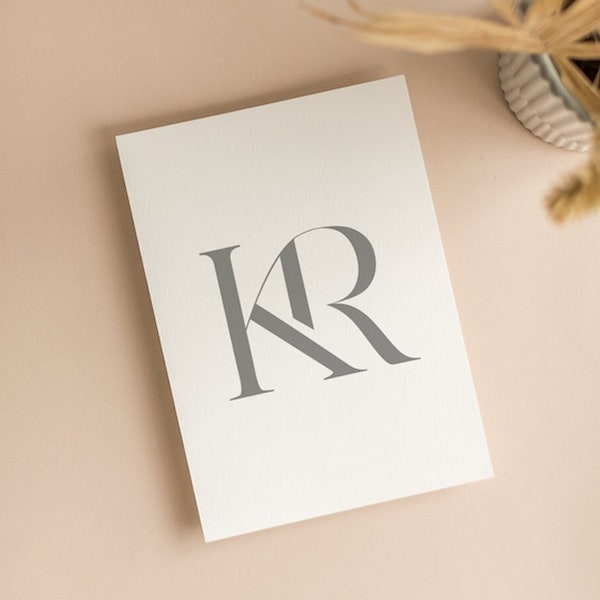 Monogram K - Etsy