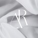 A&R Initials Monogram Wedding Logo: Modern Minimalist Design (digital ...