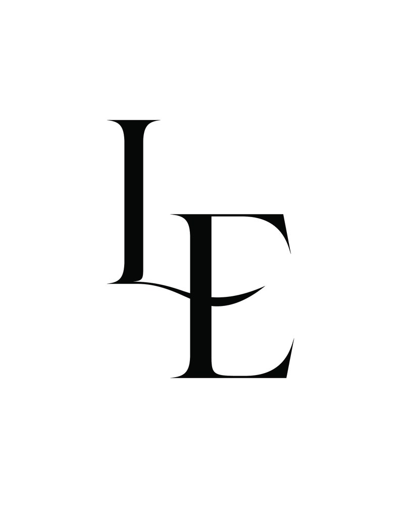 Monogram Wedding Logo L&E - Etsy