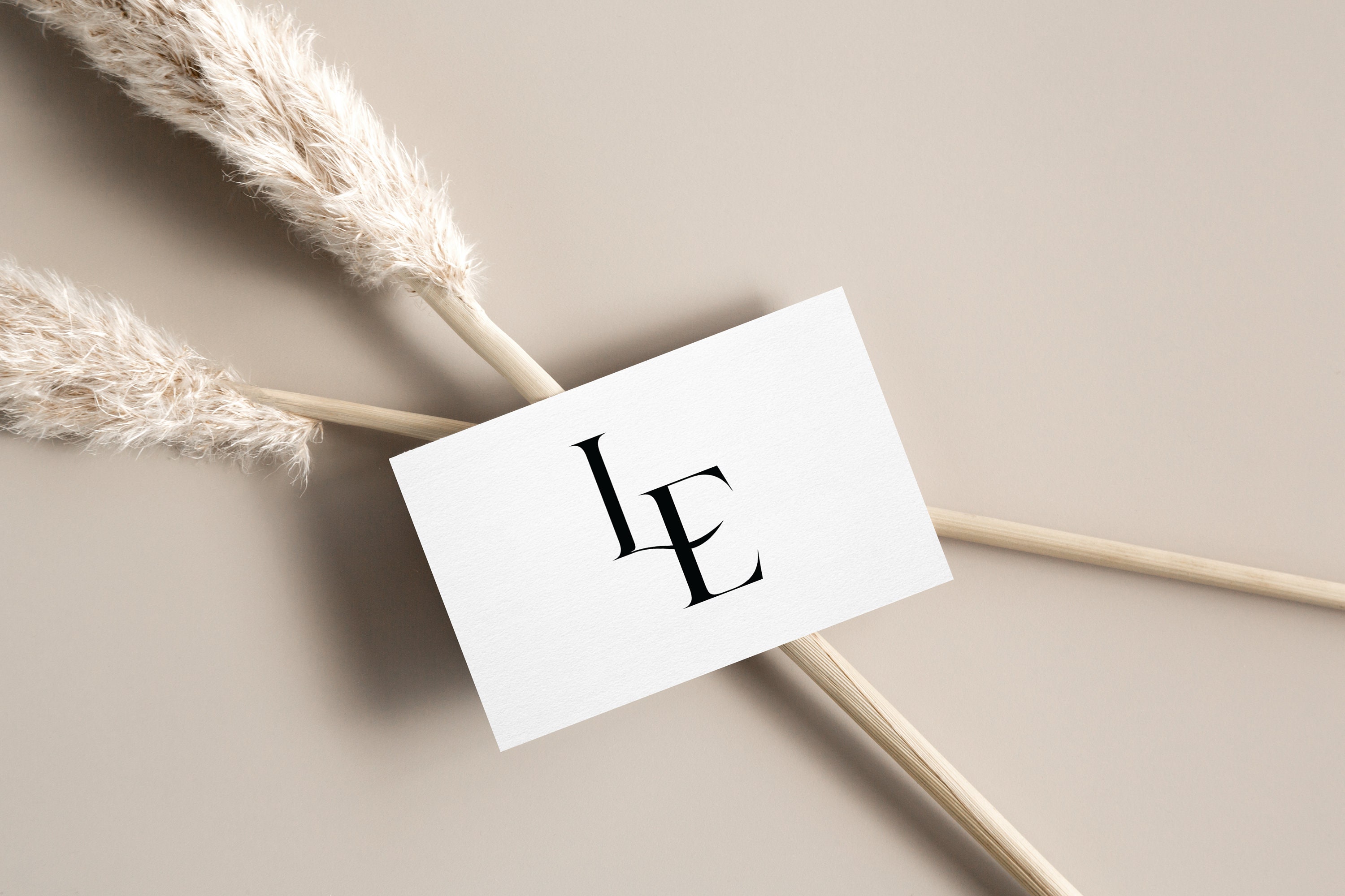 Monogram Wedding Logo L&E - Etsy