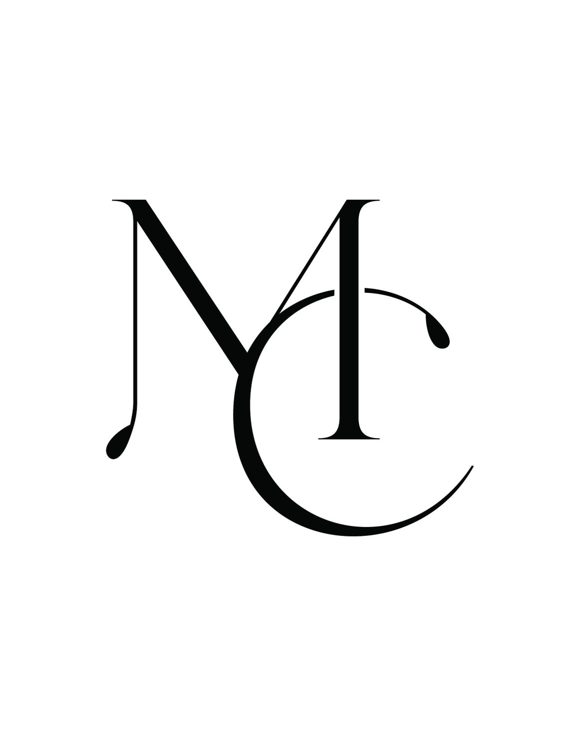 MC Monogram Wedding Logo CM Monogram Logo M and C Modern Minimalist ...